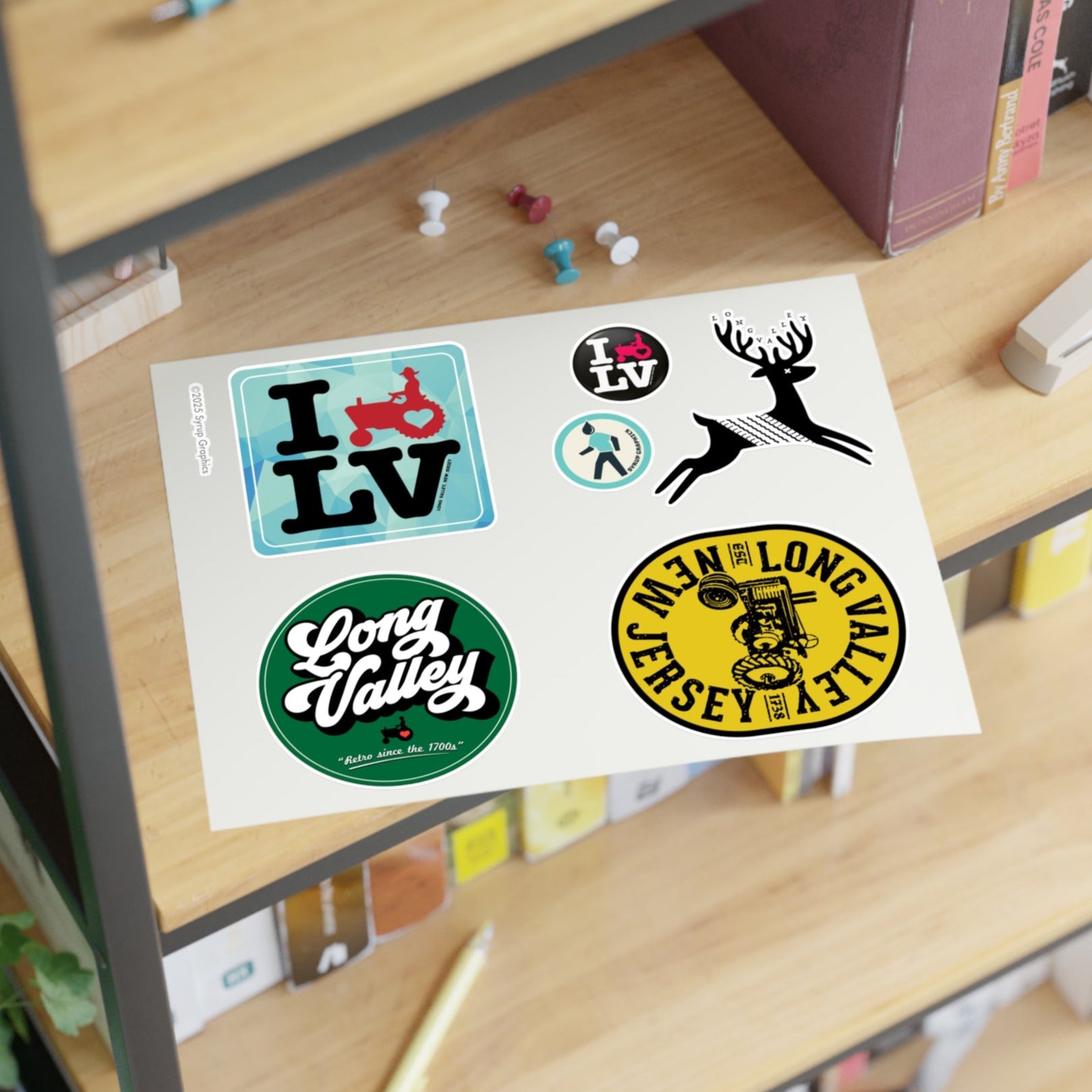 Long Valley Sticker Pack – Syrup Graphics