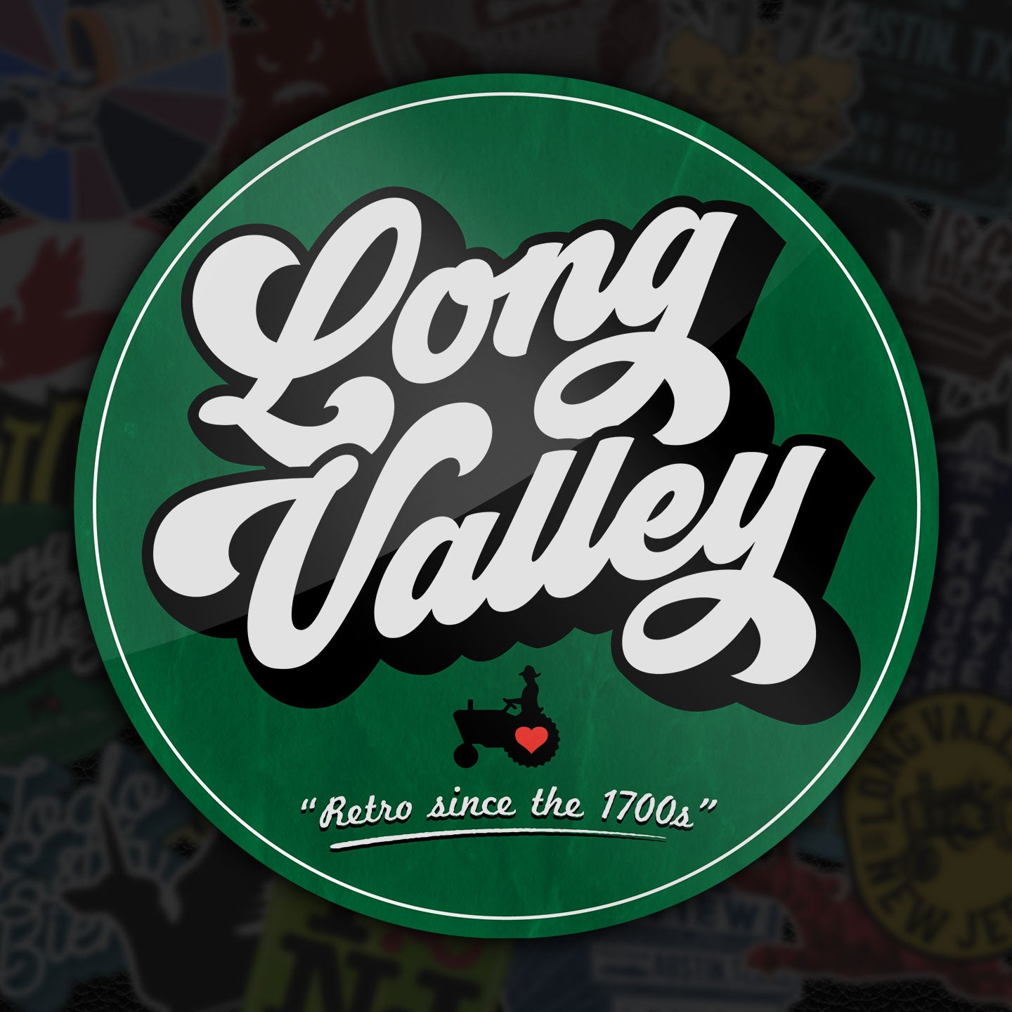 LONG VALLEY - Retro Since 1700 - Sticker – Syrup Graphics