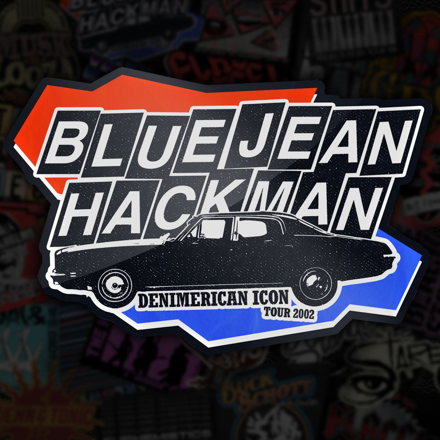 MB #29 - BLUE JEAN HACKMAN - Sticker – Syrup Graphics
