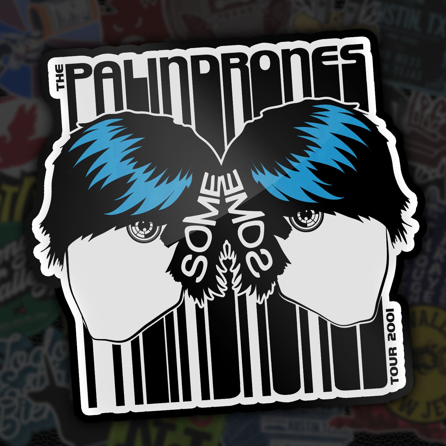 MB #06 - THE PALINDRONES - Sticker – Syrup Graphics